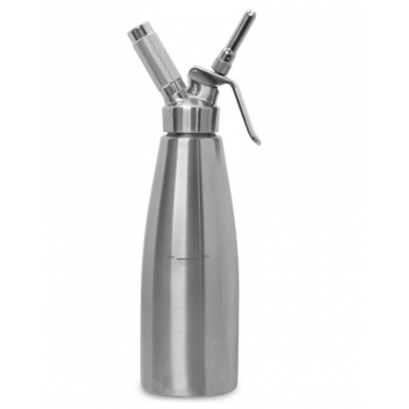 Siphon à chantilly inox 0,5 ou 1 Litre