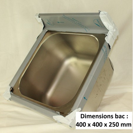 Top de plonge (bac sans piètement) 1 bac sans égouttoir