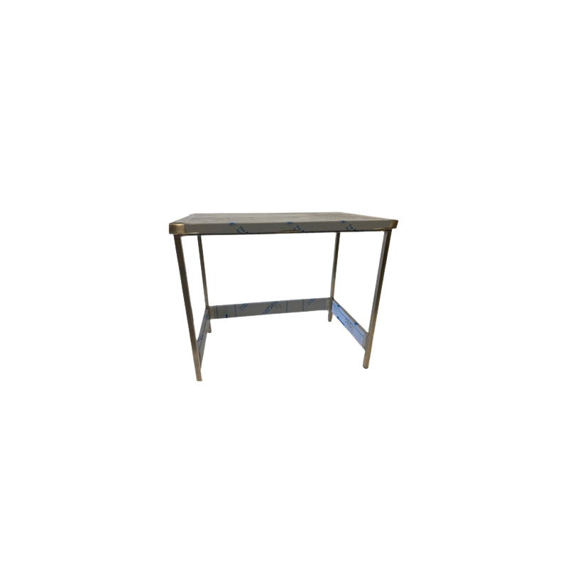 Table inox soudée BUDGET centrale sans étagère