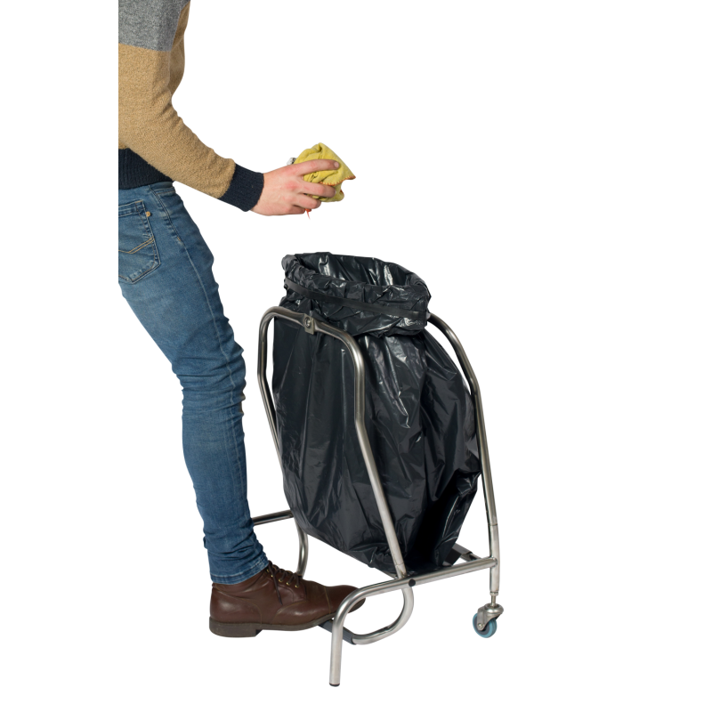 Pince-sac poubelle Inox 100L et 50L